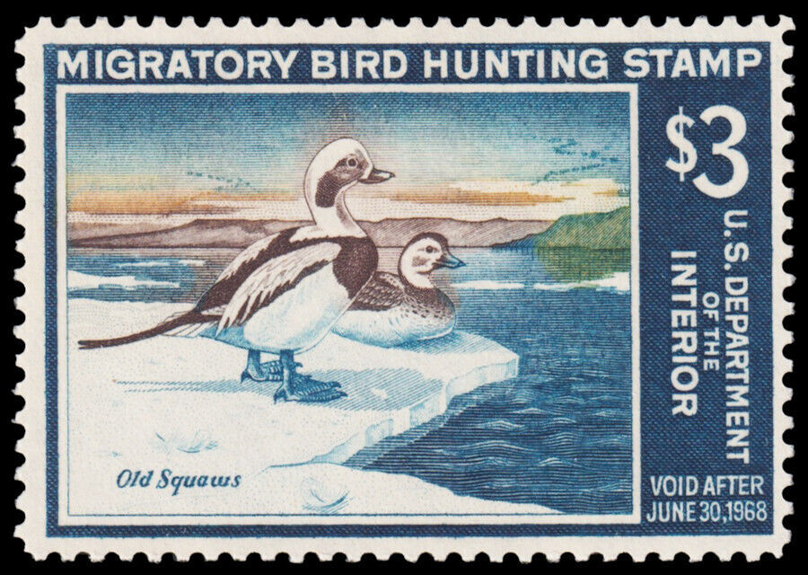 United States Hunting Permit Stamp Scott RW34 (1967) Mint NH VF, CV ...