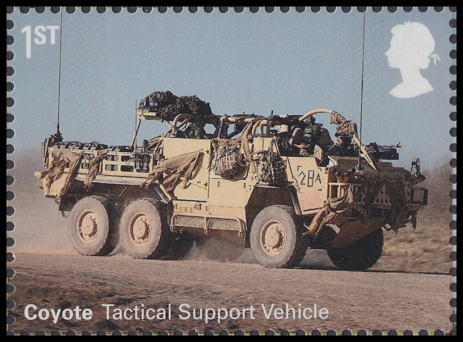 GB 4574a British Army Vehicles Army Coyote 1st single MNH 2021 | Great ...