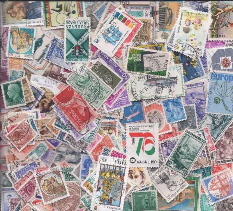 Italy Stamp Collection - 300 Different Stamps | Europe - Italy, Stamp ...