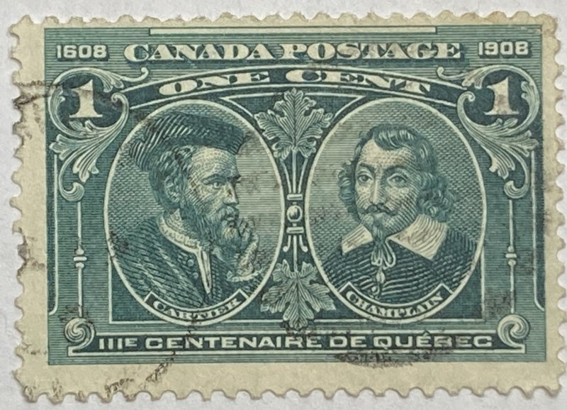 CANADA 1908 #97 Quebec Tercentenary Issue - Used | Canada, General ...