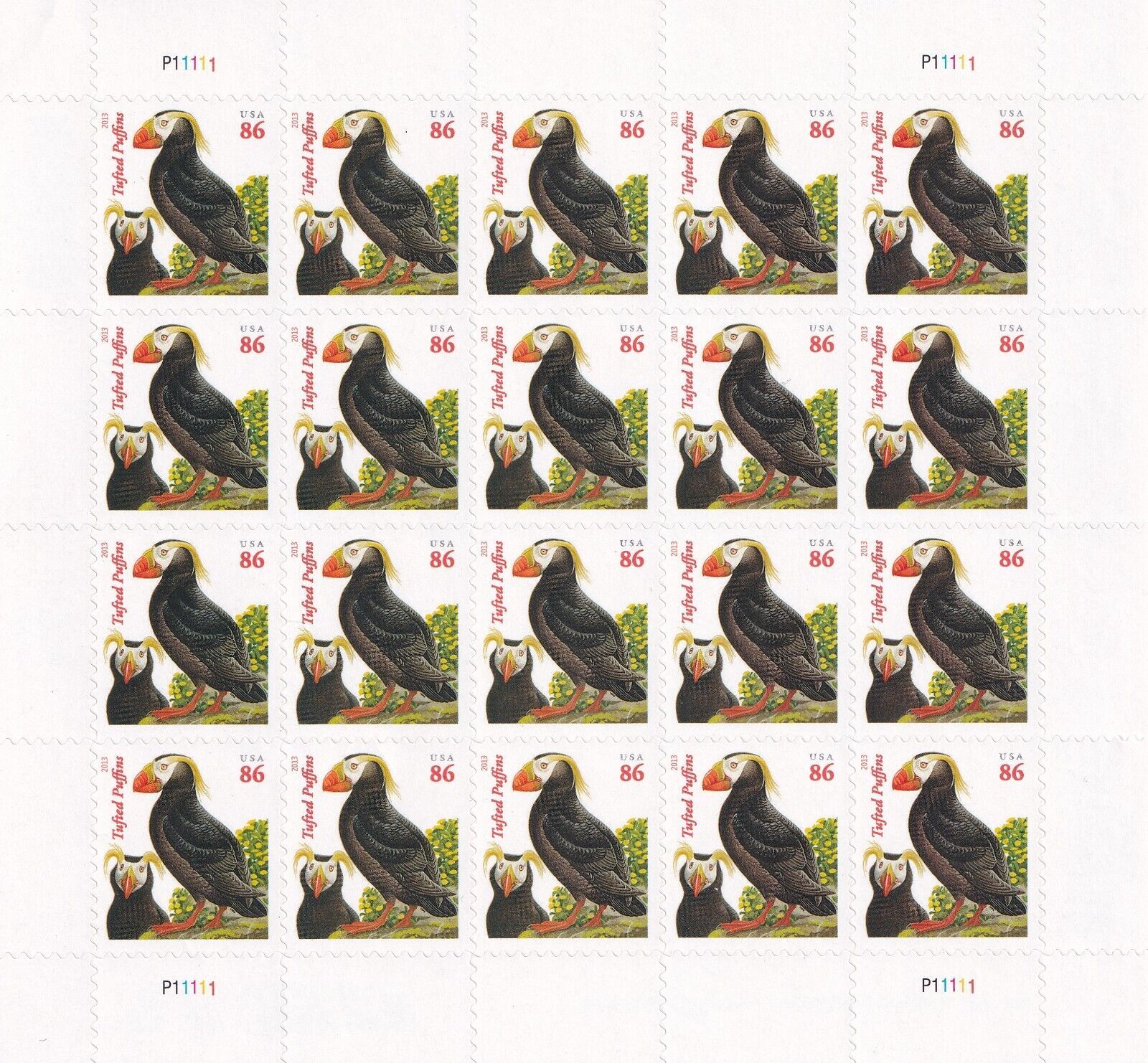 Scott #4737 Tufted Puffins Sheet of 20 Stamps - MNH | United States ...