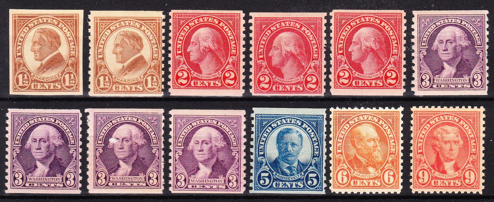 MOstamps - US Old Mint OG NH Stamps (12 stamps) - Lot # DS-8268 ...