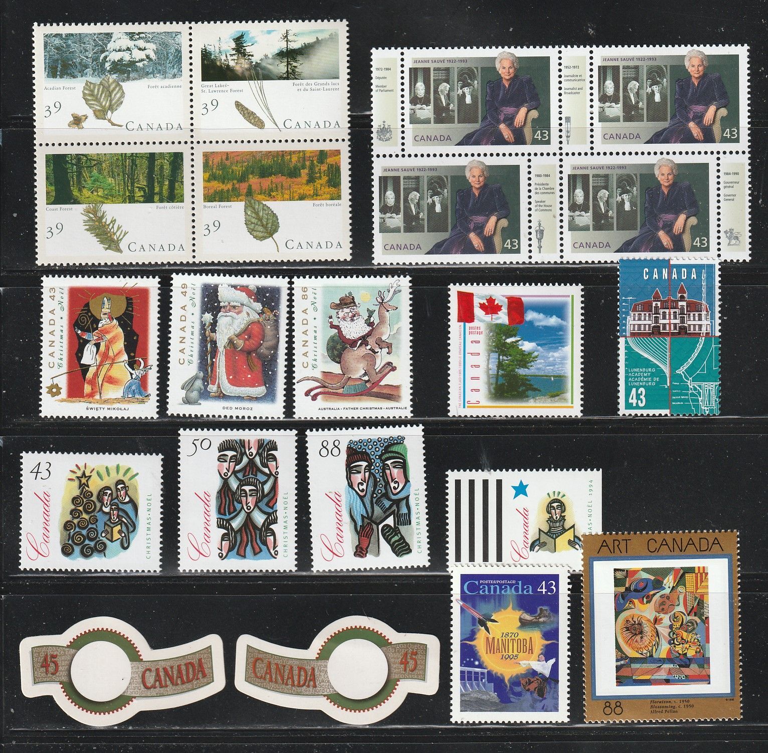 Canada Collection D - 3 Scans - All the stamps are in the scans. Mostly ...