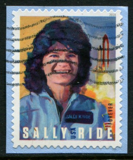 5283 US (50c) Sally Ride SA, used on paper | United States, General ...