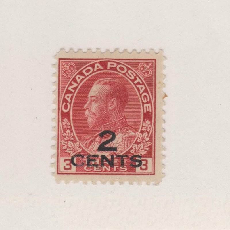 CANADA 140 2c on 3c Admiral Provisional fine hinged | Canada, General ...