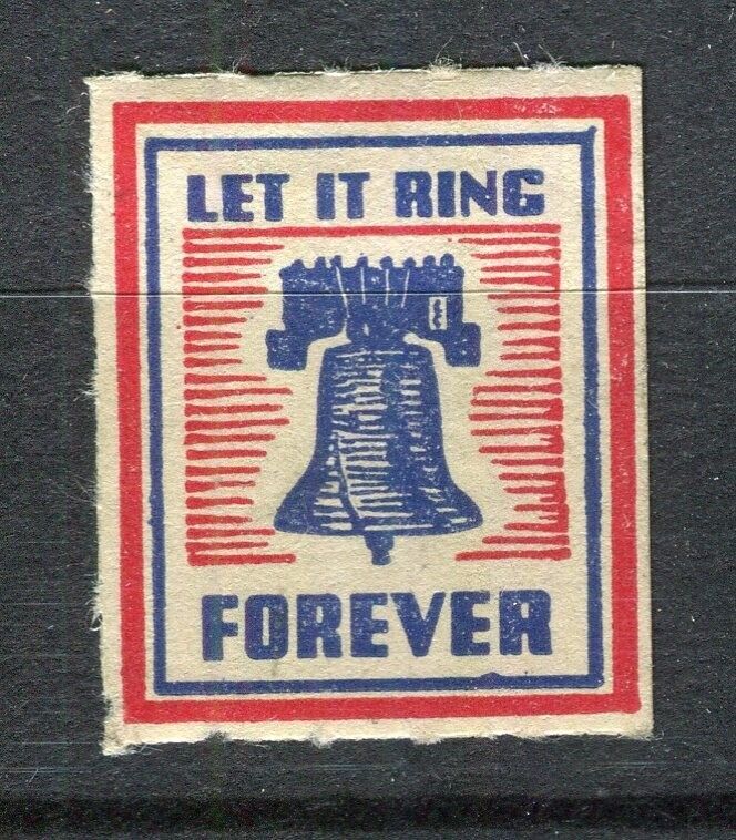 USA; 1930s-40s early Illustrated Local Special Advert Stamp, LET IT ...