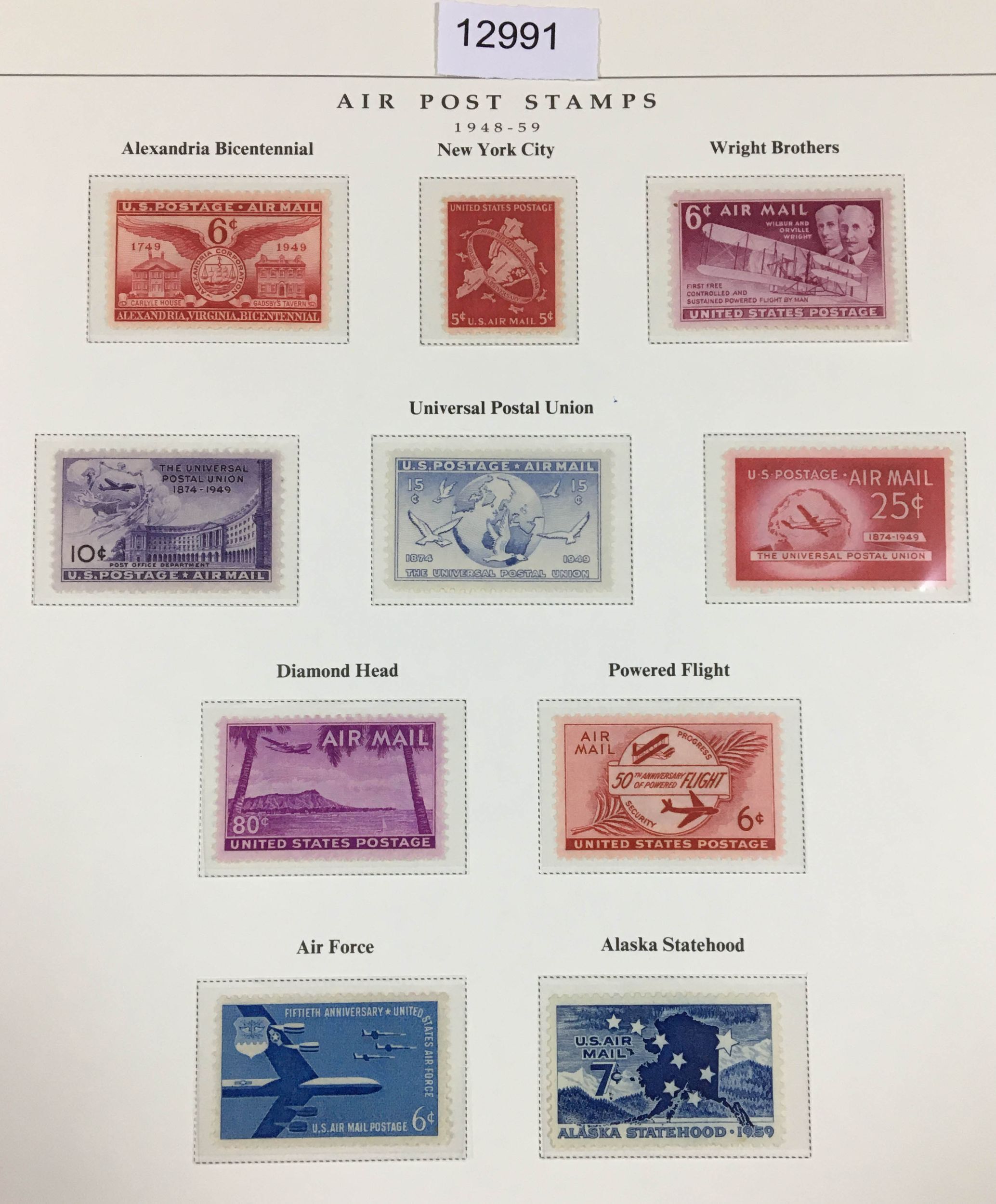 US Stamps 1948-1959 Mint OG NH Collection LOT #12991 | United States ...