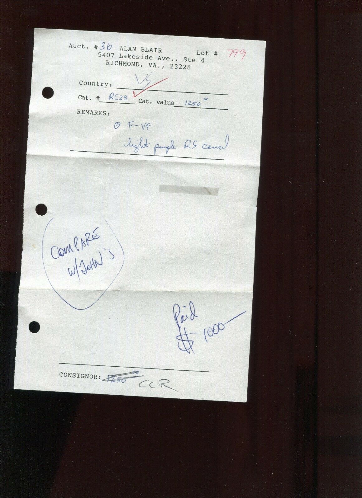 Rc28 Reference Rare Future Delivery Stamps With PF & PSE Certs ...