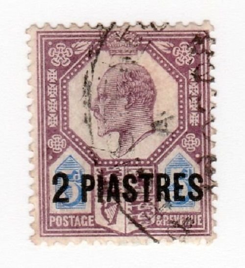 Great Britain - offices in Turkey stamp #14, used | Great Britain ... Great Britain - offices in Turkey stamp #14, used | Great Britain ...