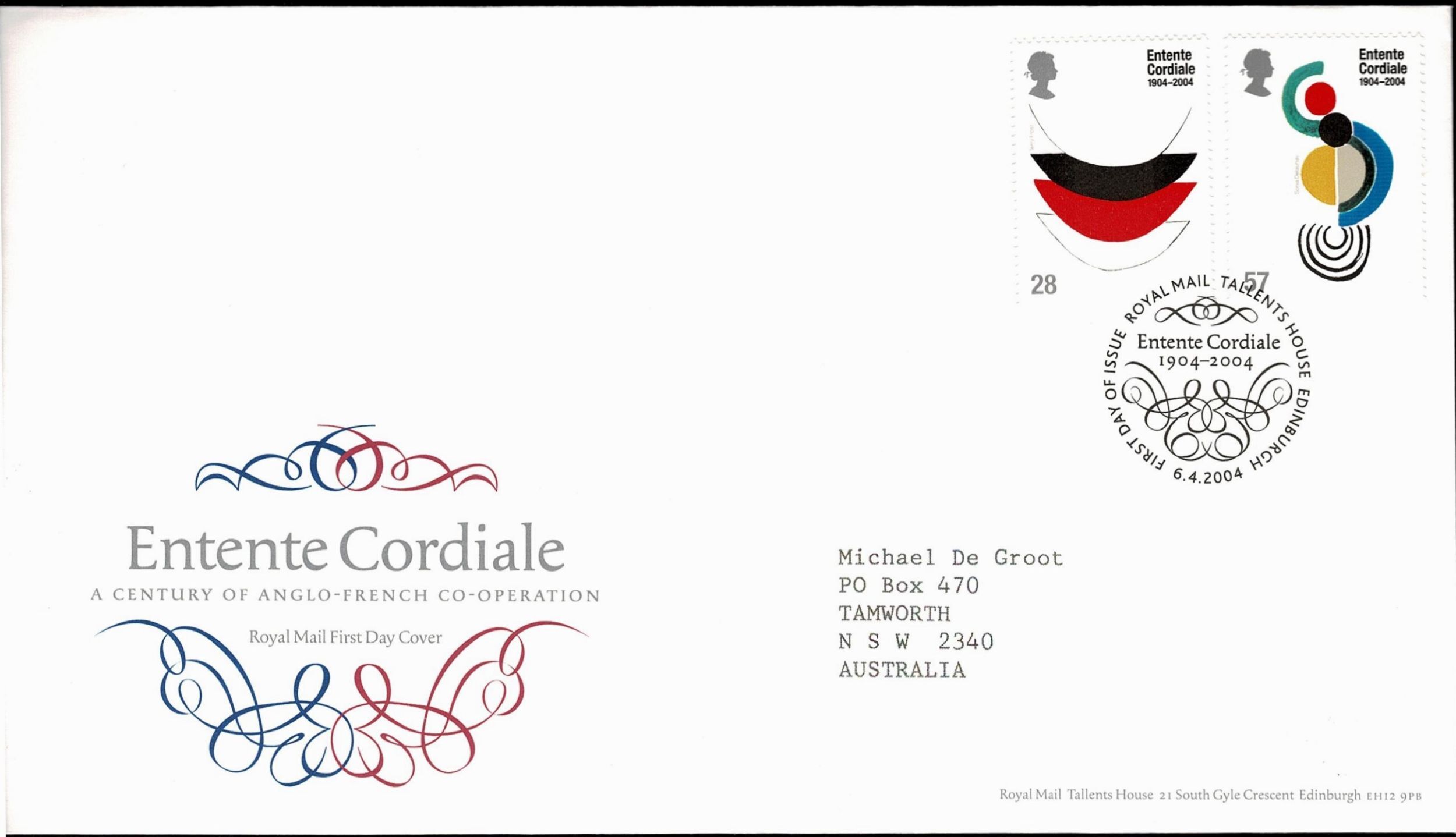 Great Britain 2004 Entente Cordial - Anglo-French Co-operation 100 ...