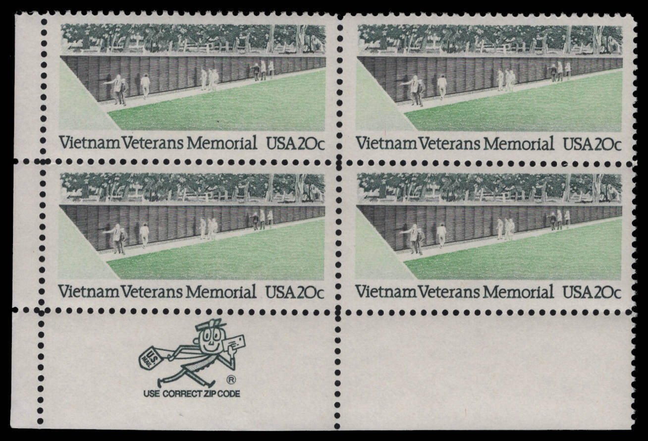 US Scott #2109 MNH OG USE Correct ZIP Code Block 4 Egraded W ...