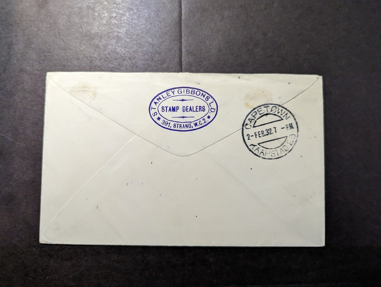 1932 England Airmail First Flight Cover FFC London to Cape Town South Africa | Great Britain ...