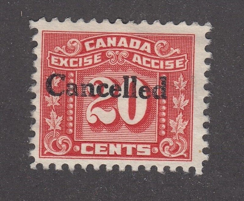 Canada Revenue FX77 Used Excise Tax Stamp | Canada, Stamp / HipStamp