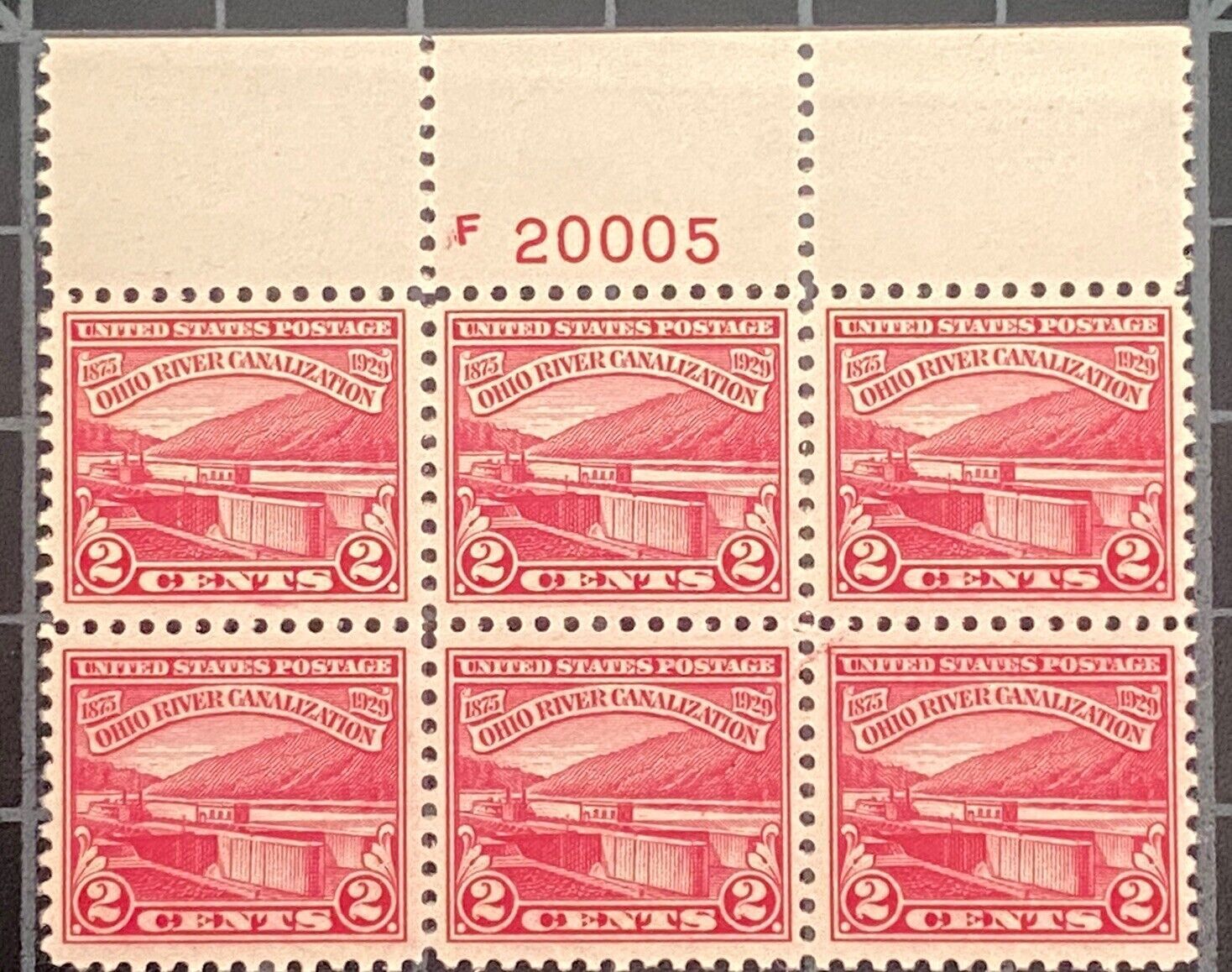 US Stamps-SC# 681 - Plate Block Of 6 - MNH - SCV = $20.00 | United ...