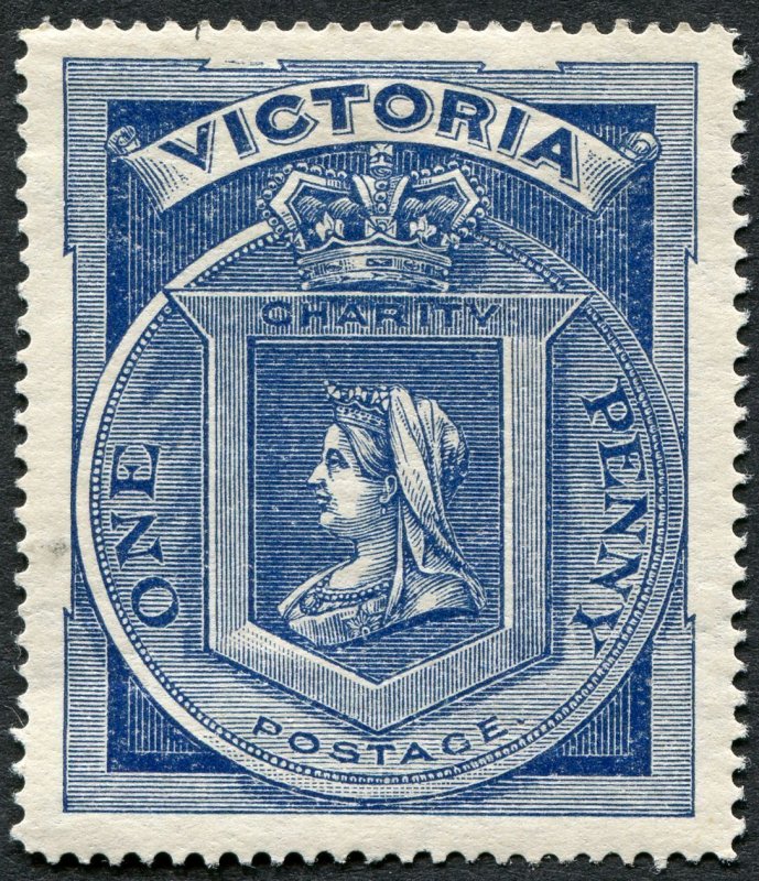 Victoria 1897 1d (1s) blue Diamond Jubilee SG353 unused | Australia ...