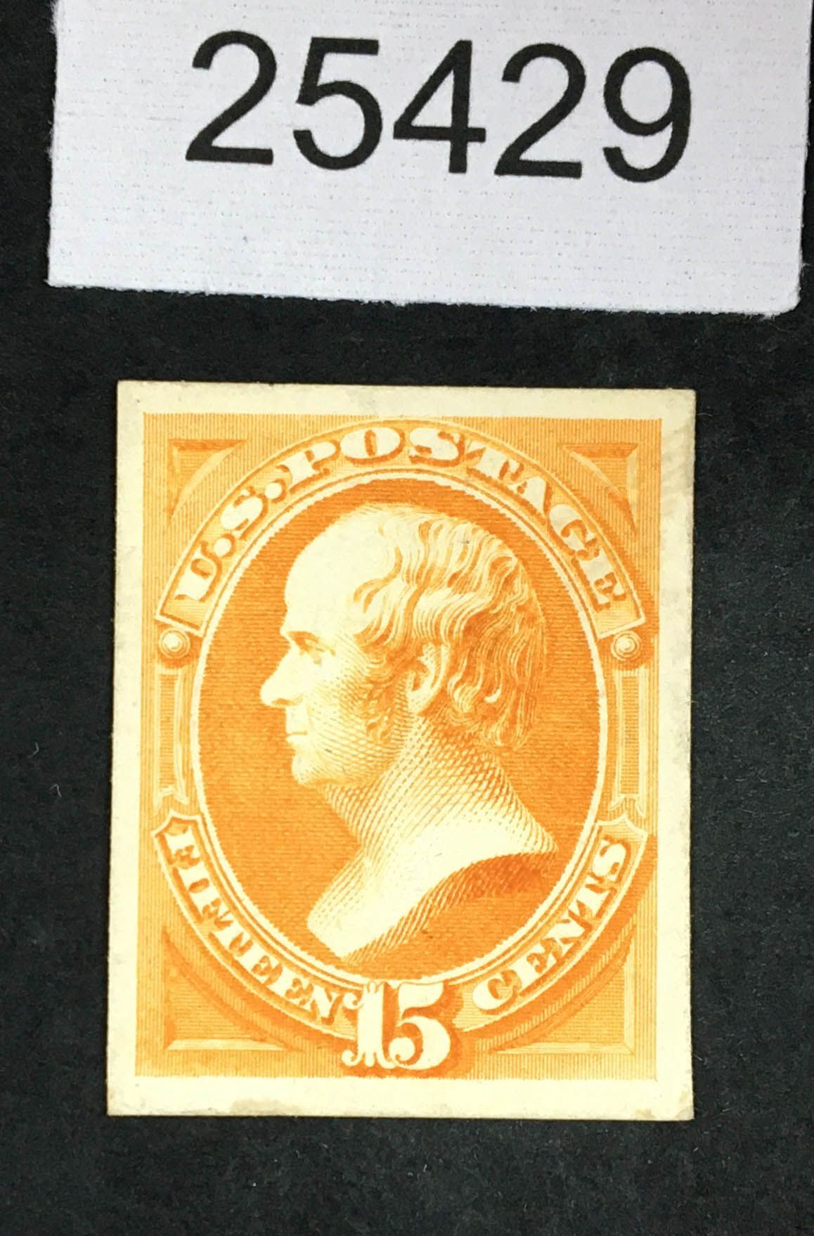 US Stamps # 163p4 Proof on Card $20 LOT #25429 | United States, Back of ...