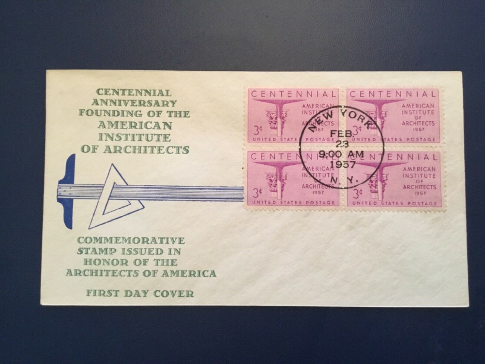 ICOLLECTZONE US 1089 Block Architects FDC First Day Cover (E100 ...