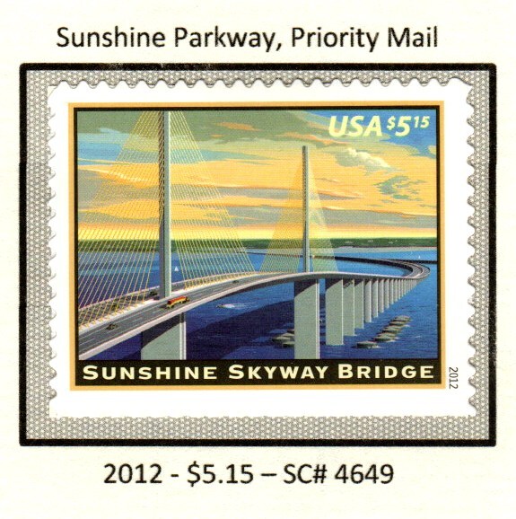 SC# 4649 - ($5.15) - Sunshine Skyway Bridge, FL - MLH Single | United ...