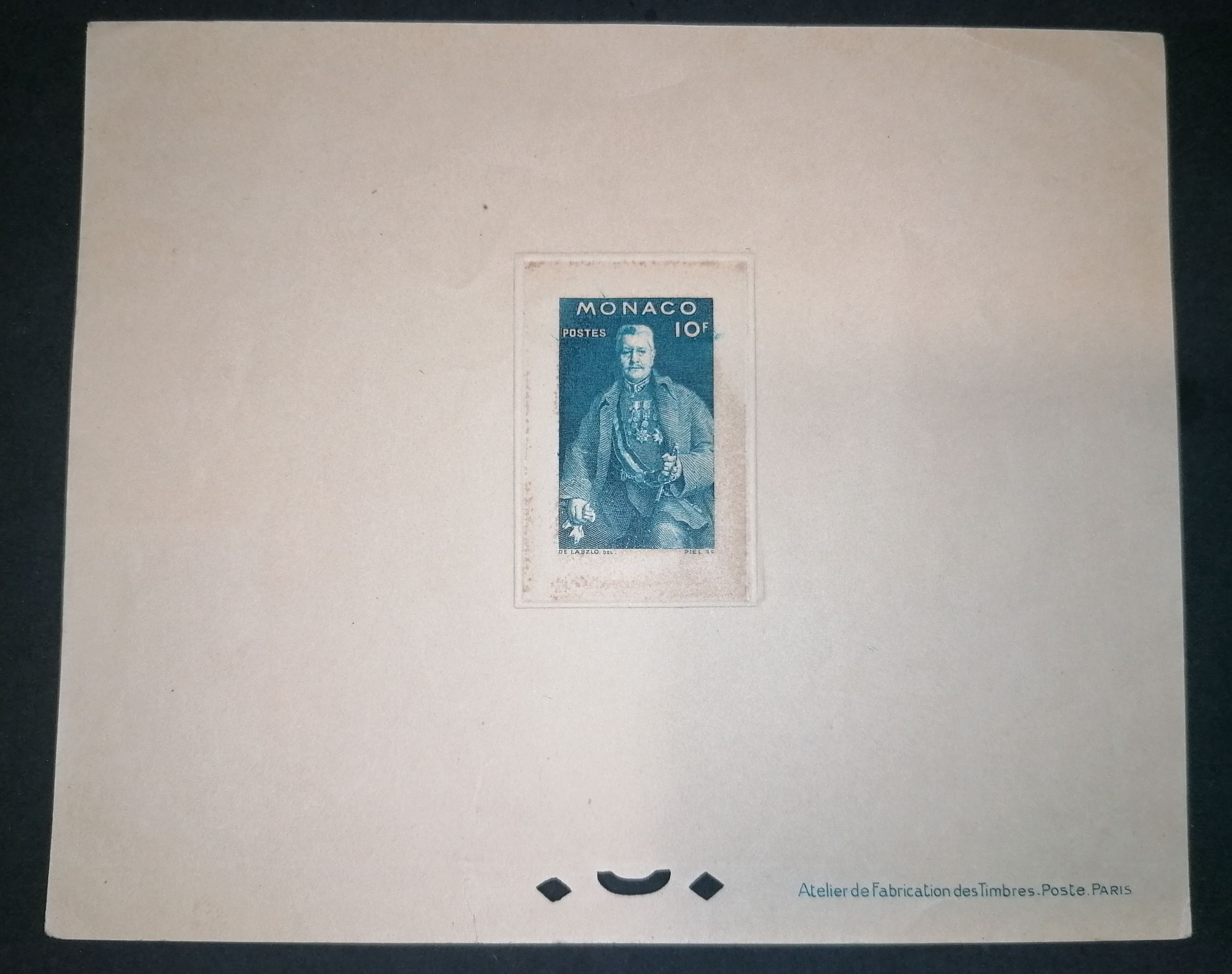 Monaco 10f 1947 International Stamp Exhibition - New York De Luxe ...
