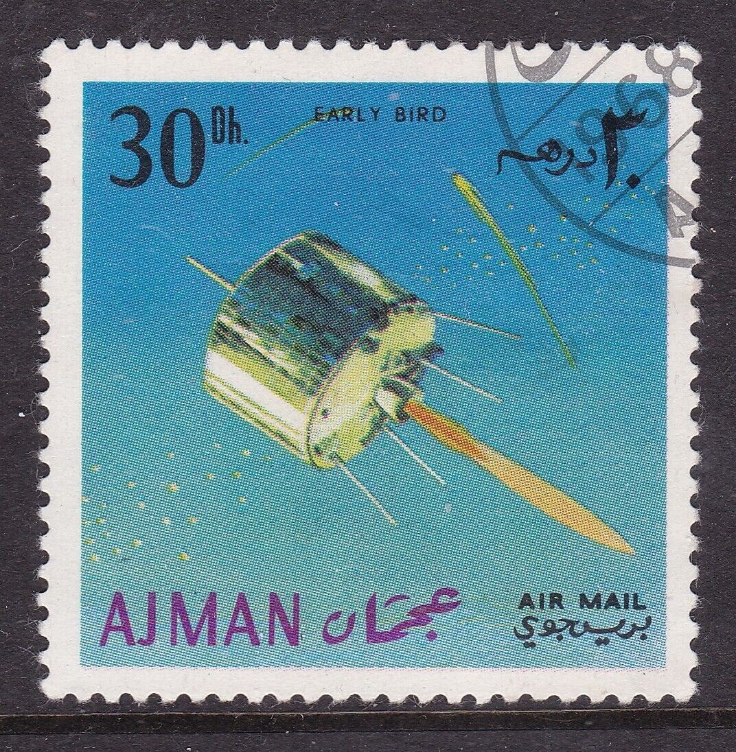 Ajman 1968 Space Exploration Early Bird 30d CTO VGC | Middle East ...