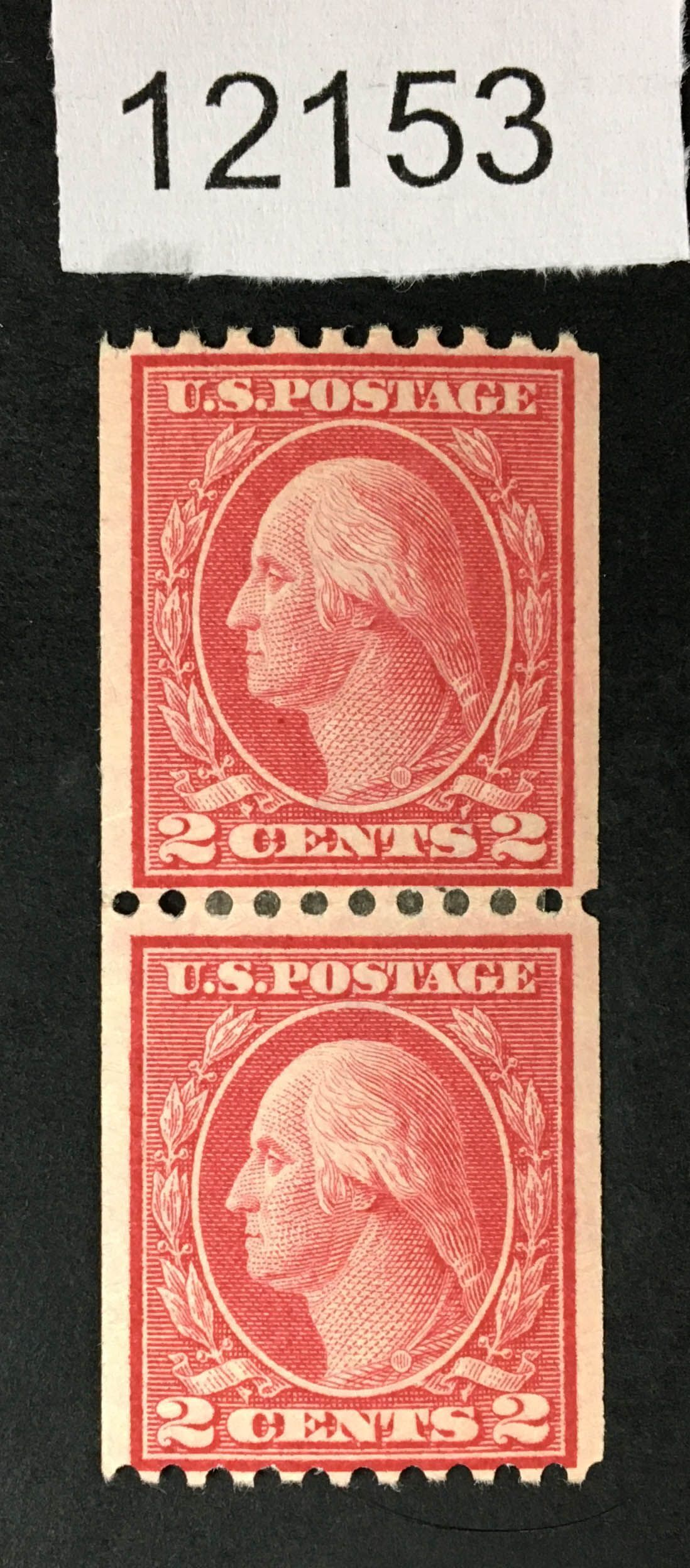 US Stamps # 488 Coil Pair Mint OG H $ LOT #12153 | United States ...