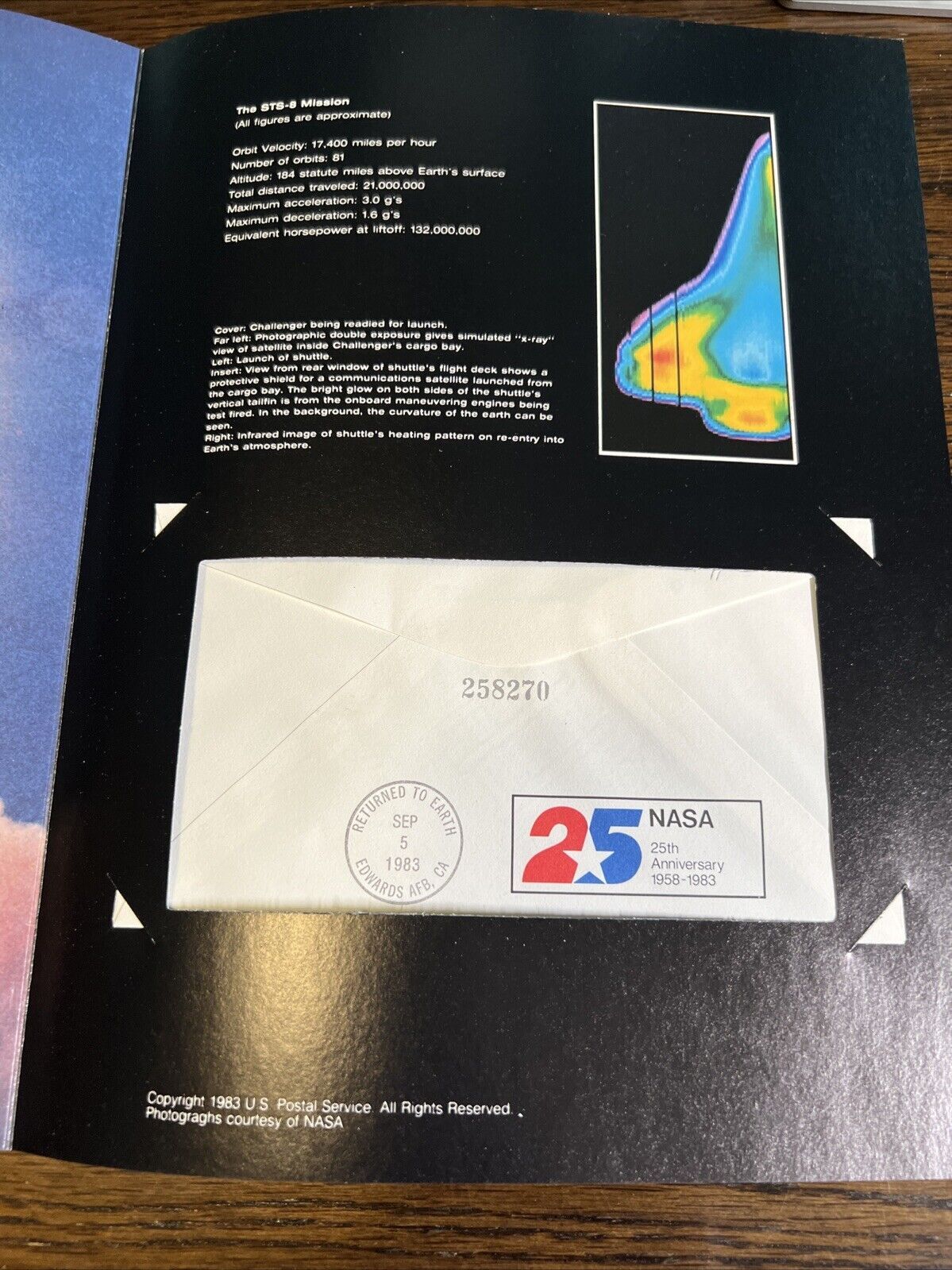 1983 FDC Scott#1909 STS-8 NASA Space Flight Challenger Cover $9.35 ...