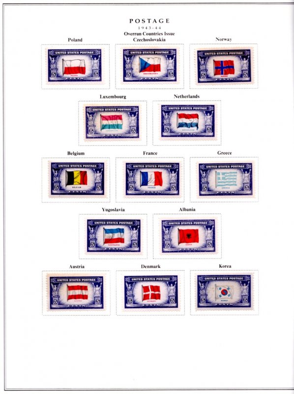 Red US Leather-Like Scott Platinum Series Hingeless Album Binder #II ...