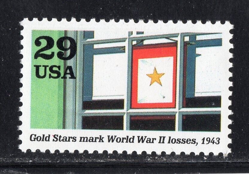 2765i * Gold Stars Mark World WAR II Losses * U.S. Postage Stamp MNH ...