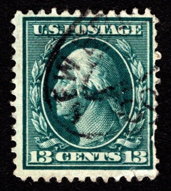 1909, US 13c, Washington, Used, Sc 339 | United States, General Issue ...