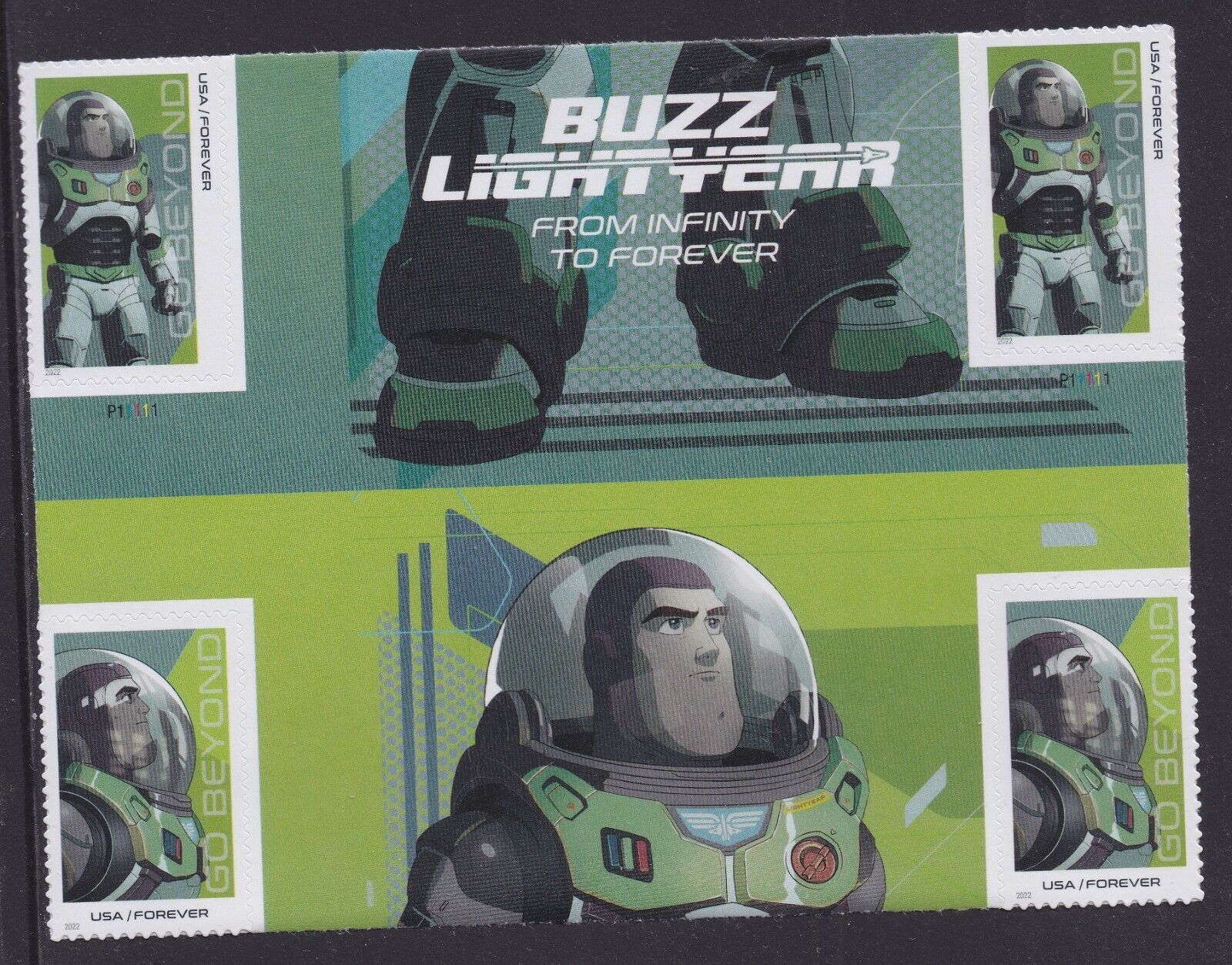 US 5709 5712 Go Beyond Buzz Lightyear forever cross gutter block (4 ...