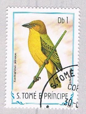 Saint Thomas and Prince Is 727 Used Bird (BP2085) | Caribbean - St ...