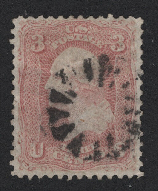 United States USED Scott Number 65 FANCY CANCEL F-VF #B19 - BARNEYS ...