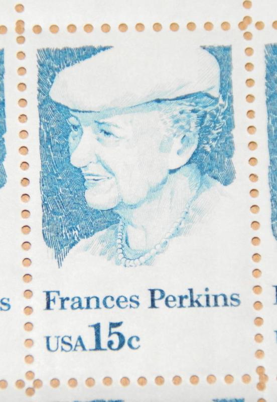 1980 sheet, Frances Perkins Sc#1821 | United States, Stamp / HipStamp