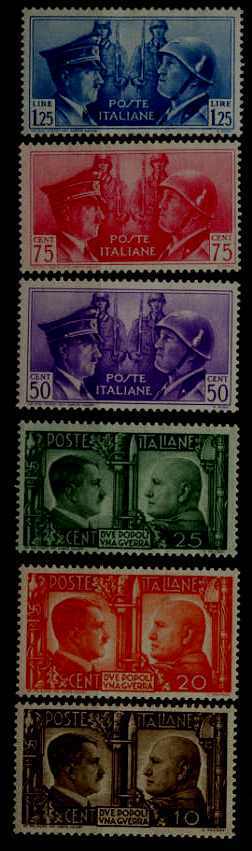 Italy 413-18 MH Mussolini SCV36.80 | Europe - Italy, General Issue ...