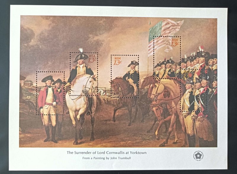 Scott #1686-1689 - Multicoloured - Bicentennial Souvenir Sheets - MNH ...