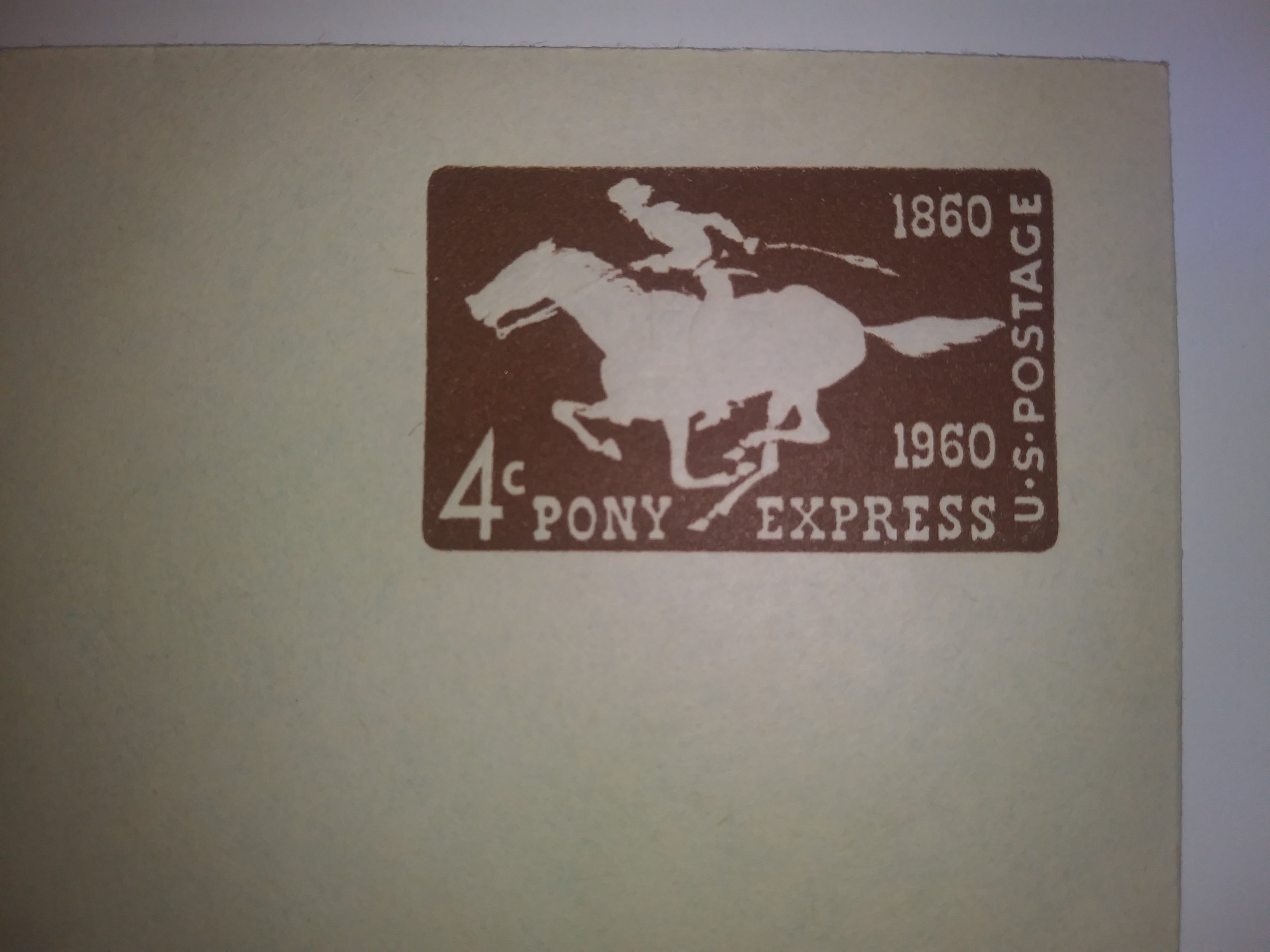 Scott # U543 the Amazing Pony Express Mint Entire !!! 1950 | United ...