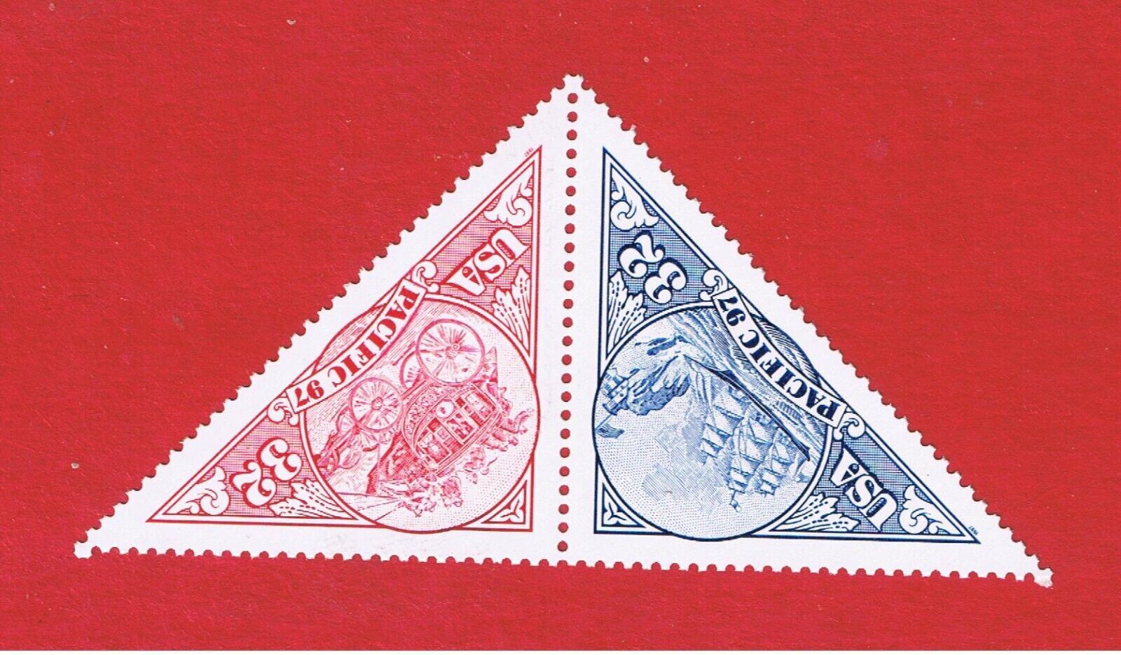 #3130-3131 MNH OG Pacific 97 Pair Free S/H | United States, General ...