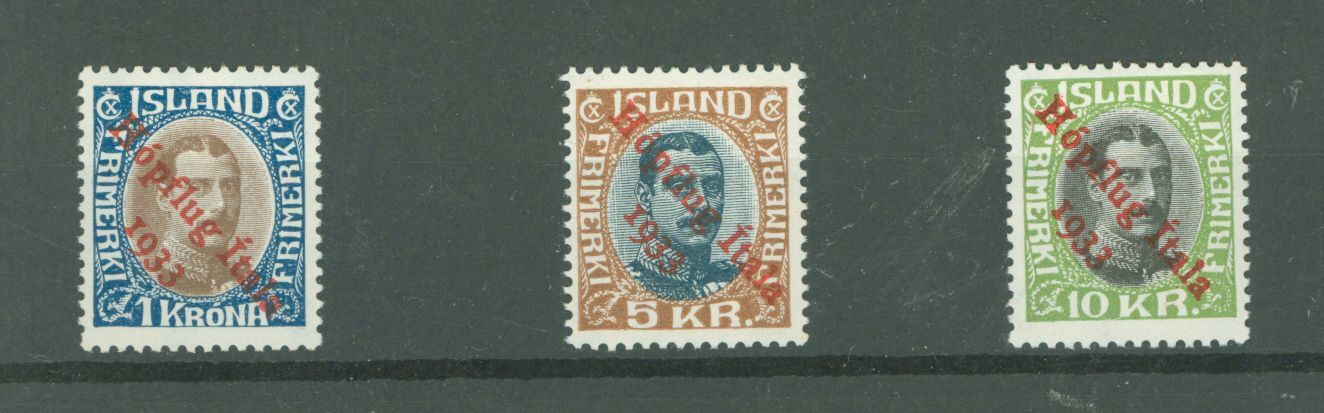 Iceland #C12-C14 Unused Single (Complete Set) | Europe - Iceland, Air ...