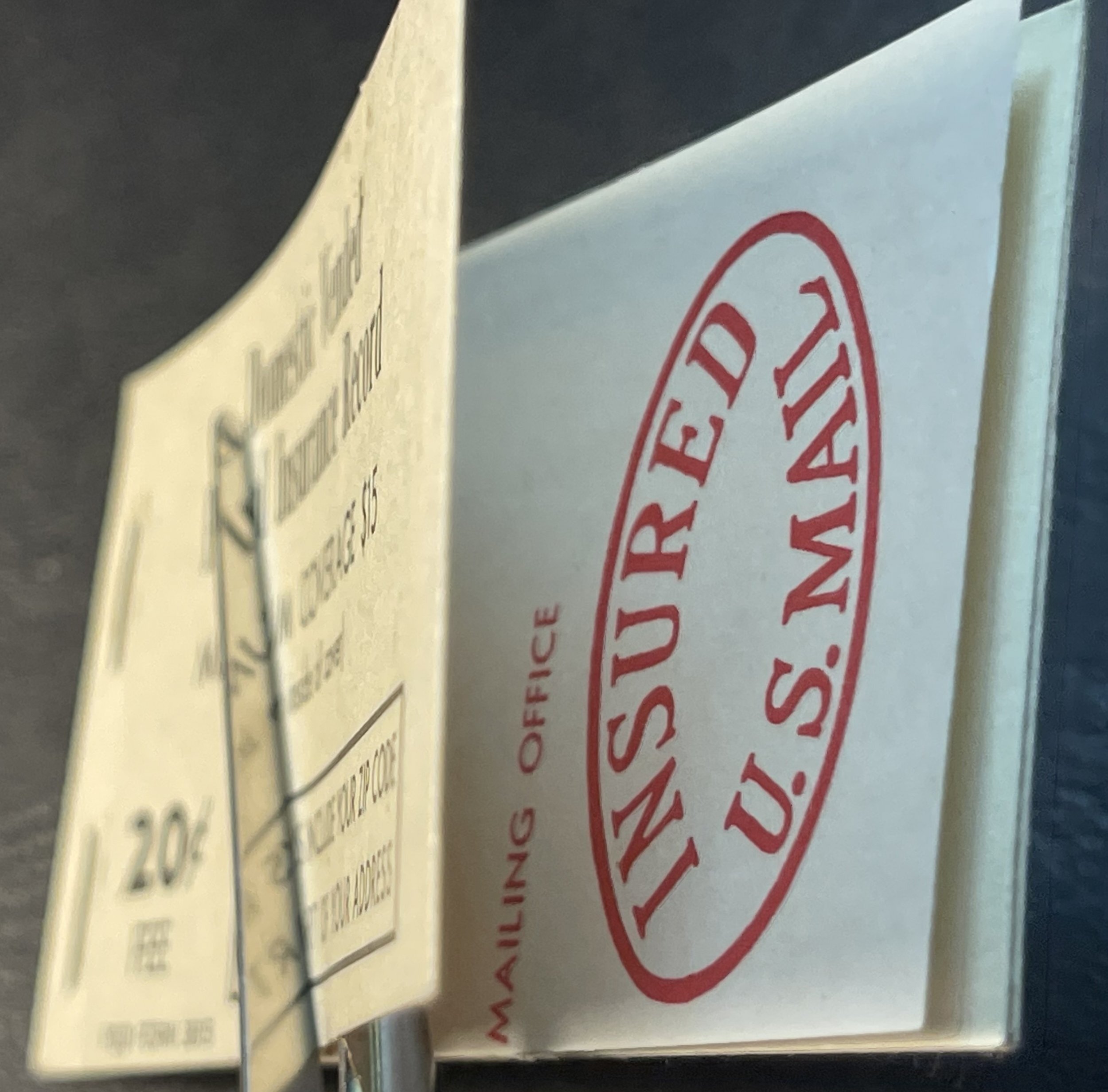 U.S. # Qi2-Mnh--Unexploded--Complete Booklet Type 2--Postal Insurance ...