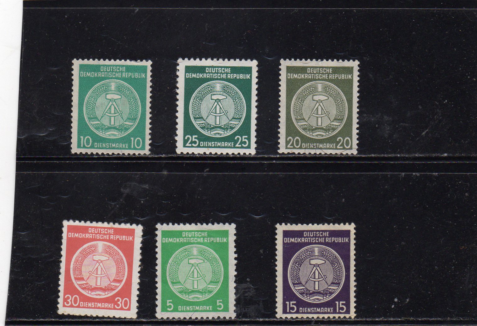 DDR 1954-57 Official Stamps MNH / HipStamp