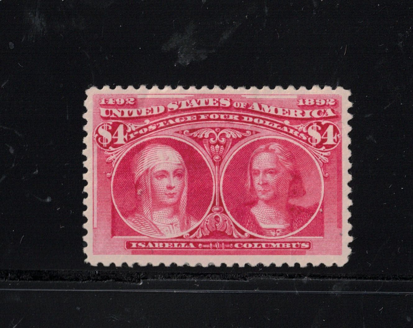 USA #244 Very Fine Mint Full Original Gum hinge Remnant With Bright ...