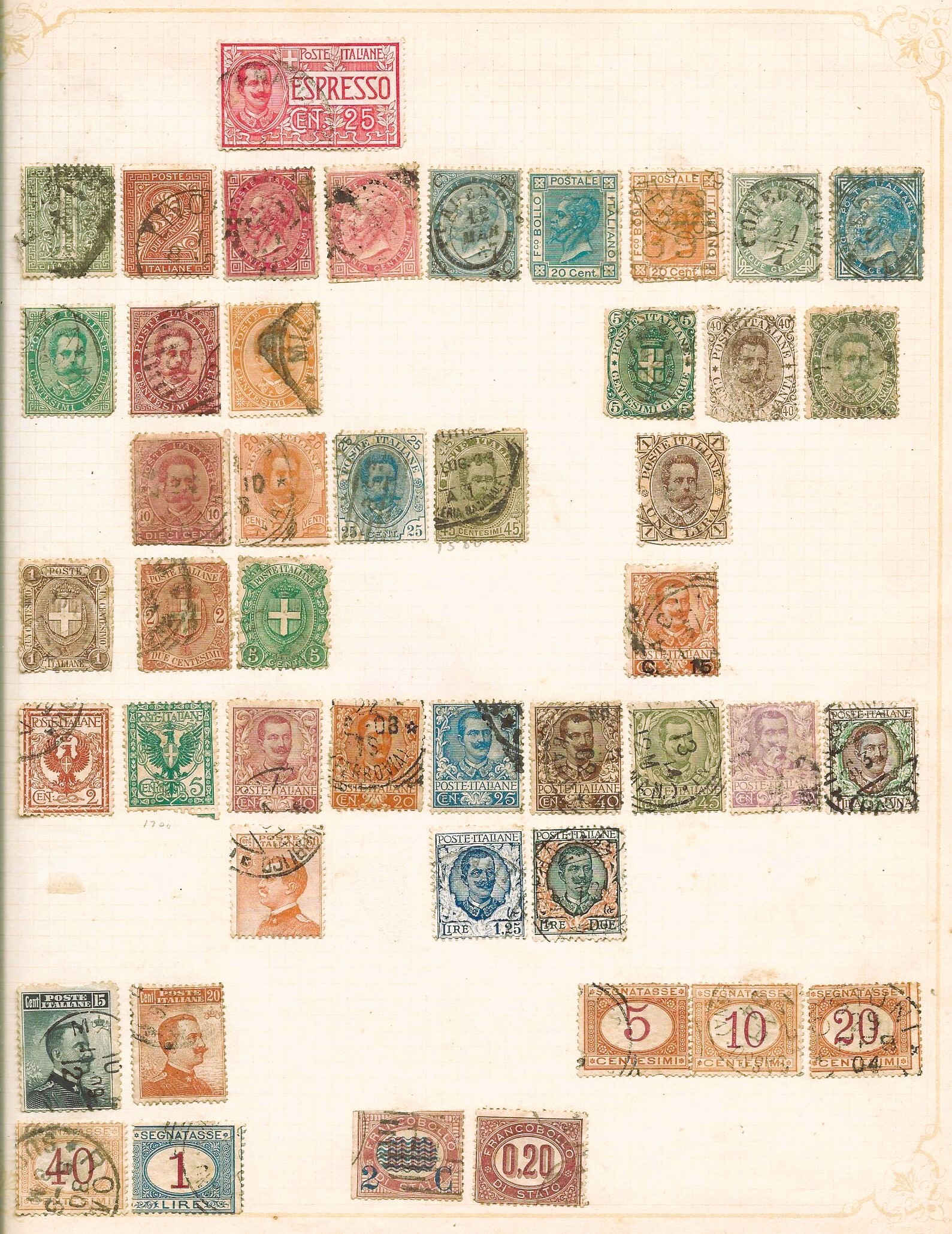 Italy - 62 Different - All prior to 1930 - See Scans | United States ...