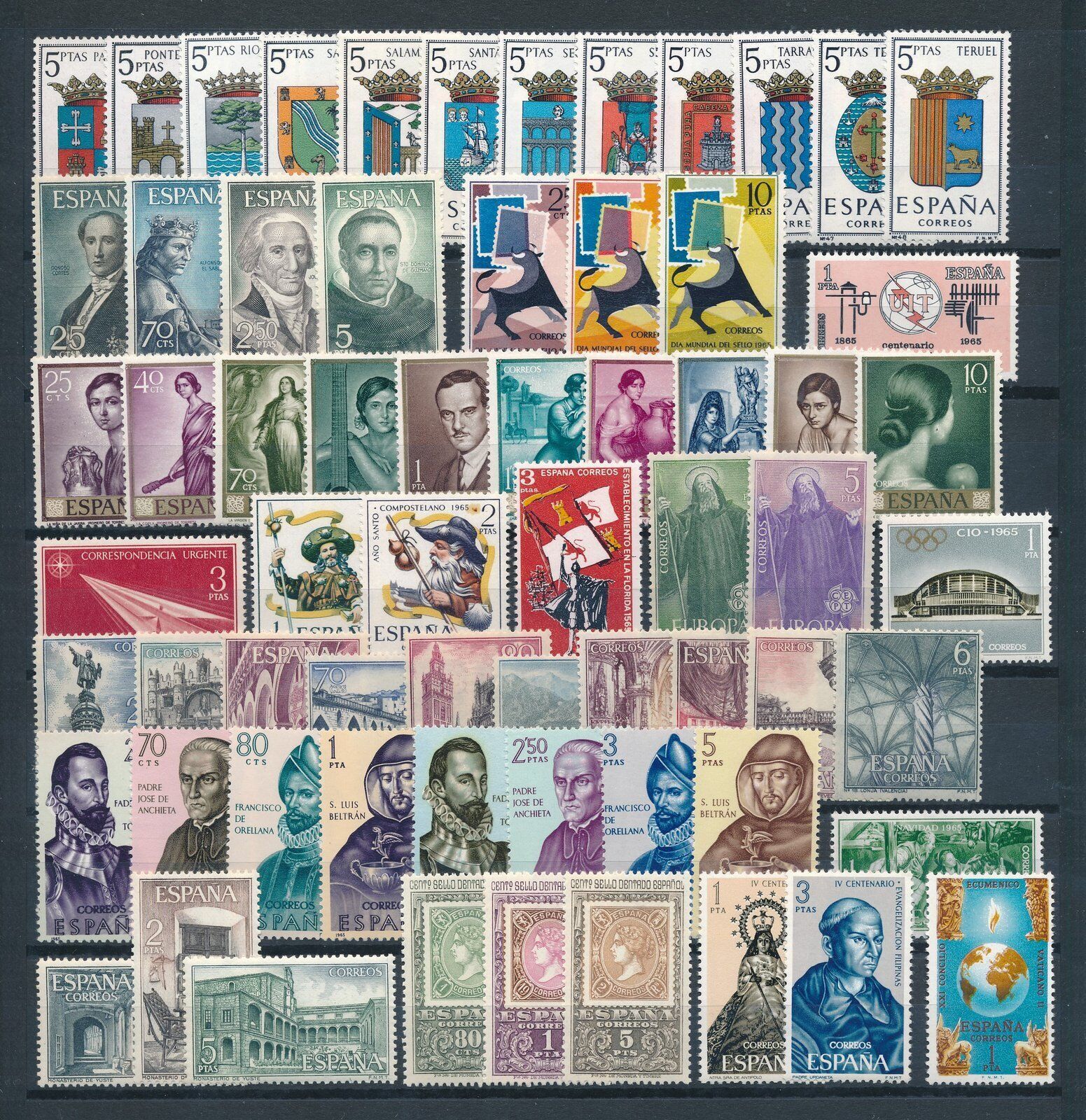 Spain 1965 Complete Year Set MNH | Europe - Spain & Colonies, Stamp ...