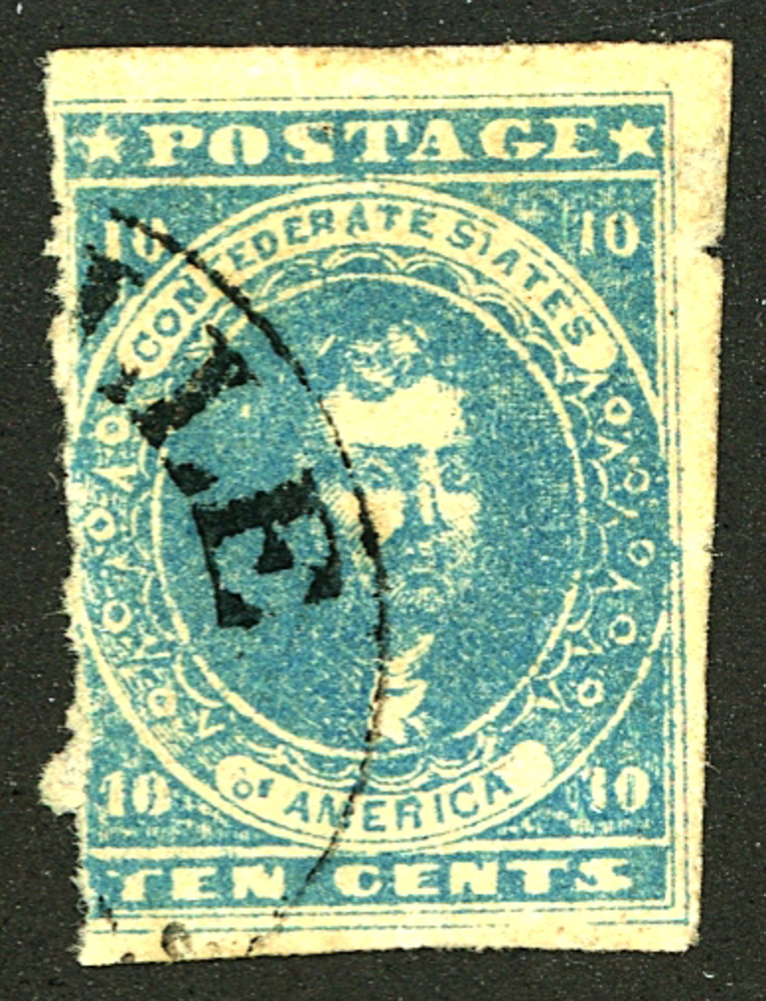 CSA #2 USED | United States, General Issue Stamp / HipStamp