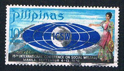 Philippines 1059 Used Mayon Volcano 1970 (BP26514) | Asia - Philippines ...