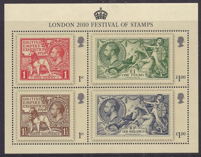 GB 2010 QE2 Kings Festival Mini sheet Umm SG MS 3072 ( A305 ) | Great ...