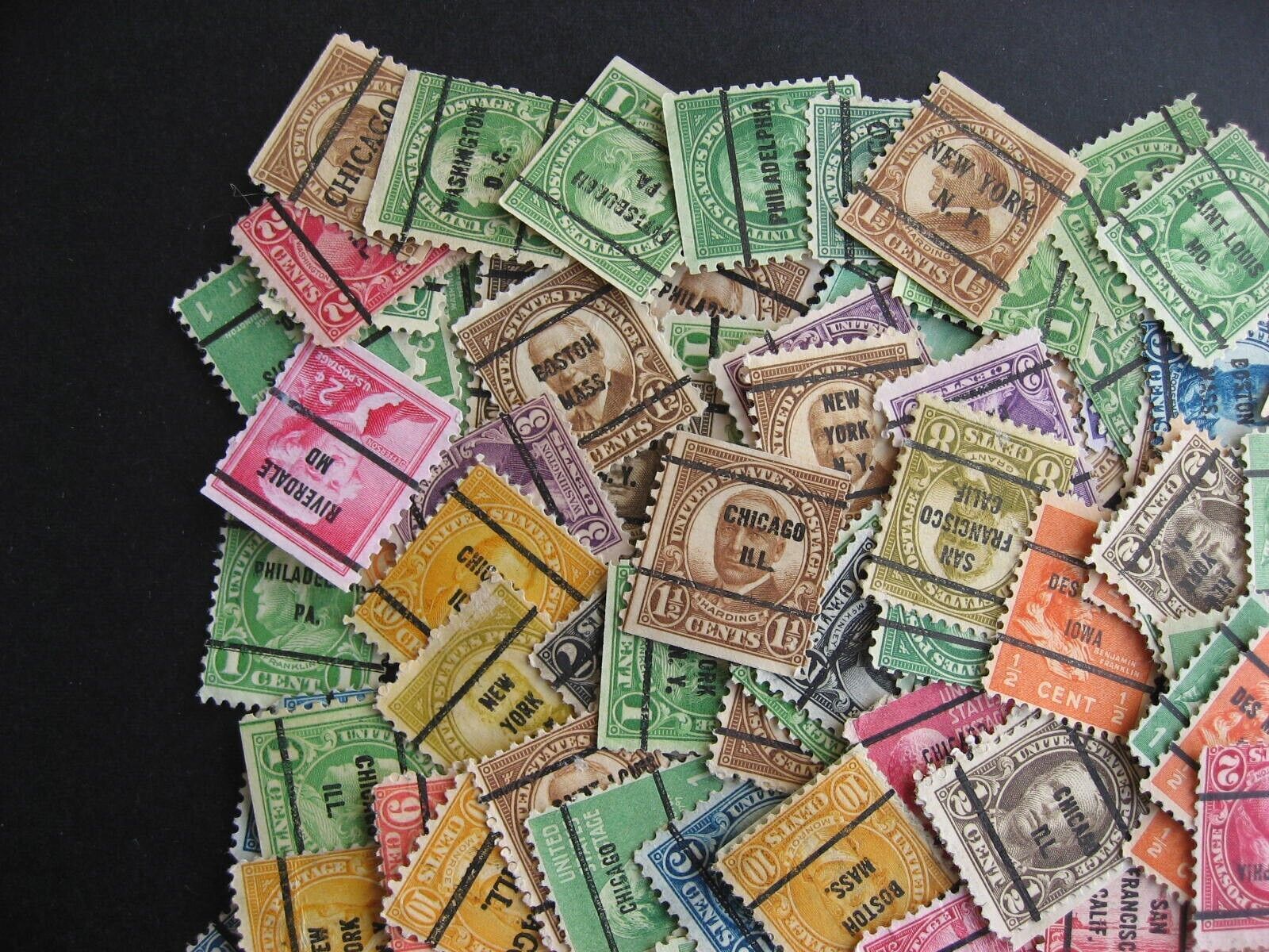 USA precancels 110 different city or stamp or type | United States ...