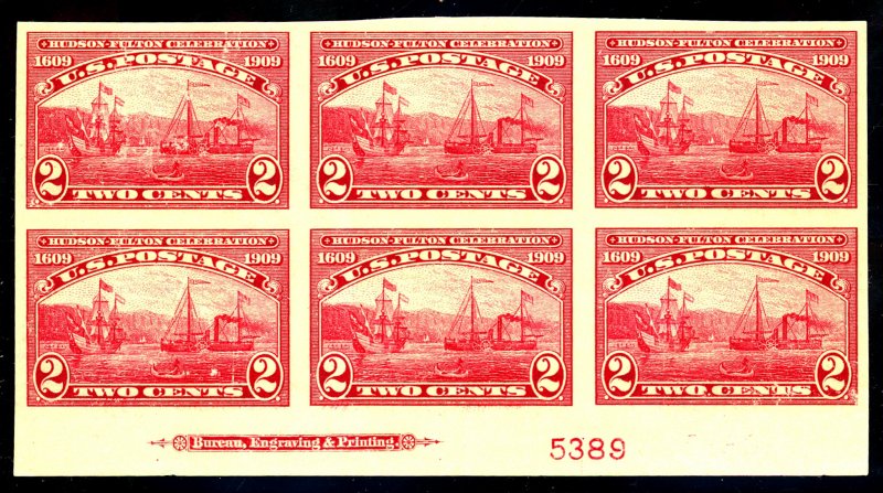 U.S. #373 Mint Block of 6 NG | United States, General Issue Stamp ...
