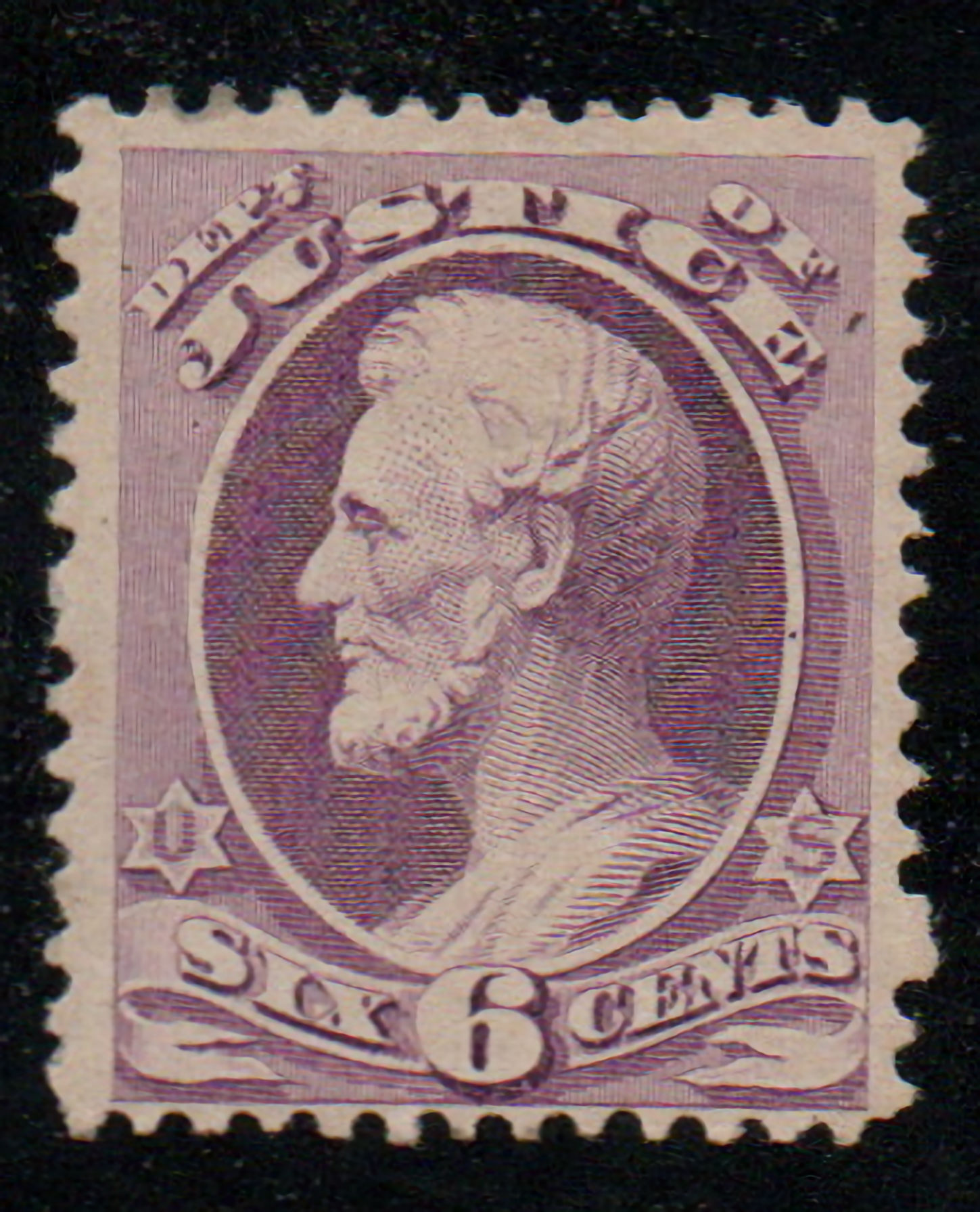 O107 F-VF OG H, pretty color! c2902 | United States, Officials Stamp ...