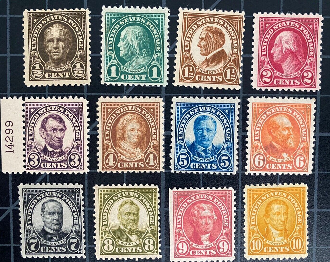 US Stamps - SC# 551 - 562 - MOGH - SCV = $149.00 | United States ...